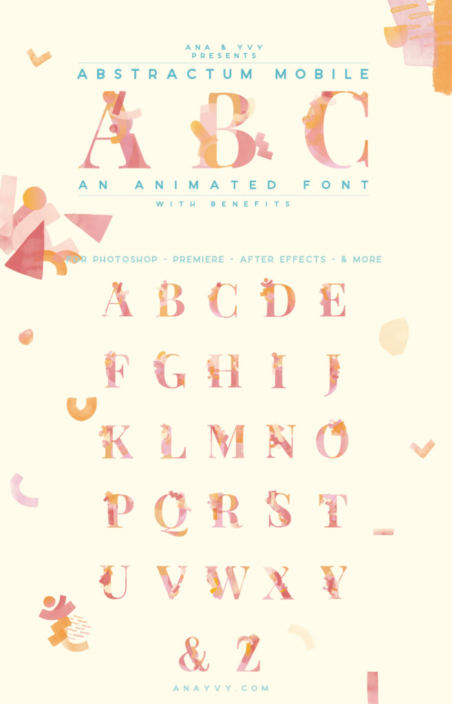 01-ana-yvy-abstract-pattern-watercolor-animated-font-animation ...